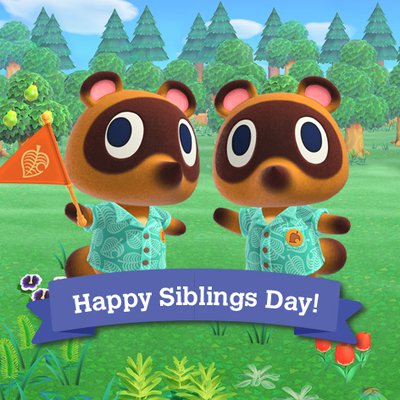 Animal Crossing: New Horizons Siblings Day Card - Play Nintendo.