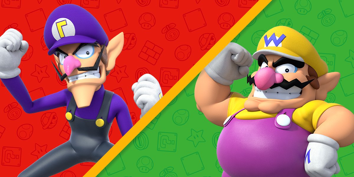 Super Mario Wario And Waluigi