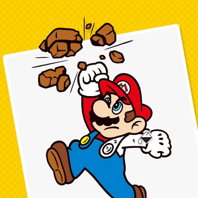 Brick-Busting Mario Paint-by-Number Printable Coloring Activity! - Play ...