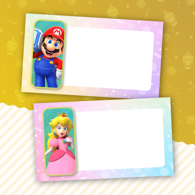 Super Mario Party Jamboree Printable Table Place Cards - Play Nintendo.